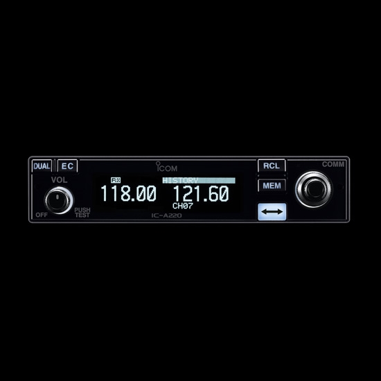 Icom IC-A220E TSO Approved Transceiver